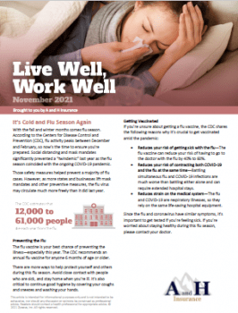 Ways to Sleep Better - Live Well, Work Well November 2021